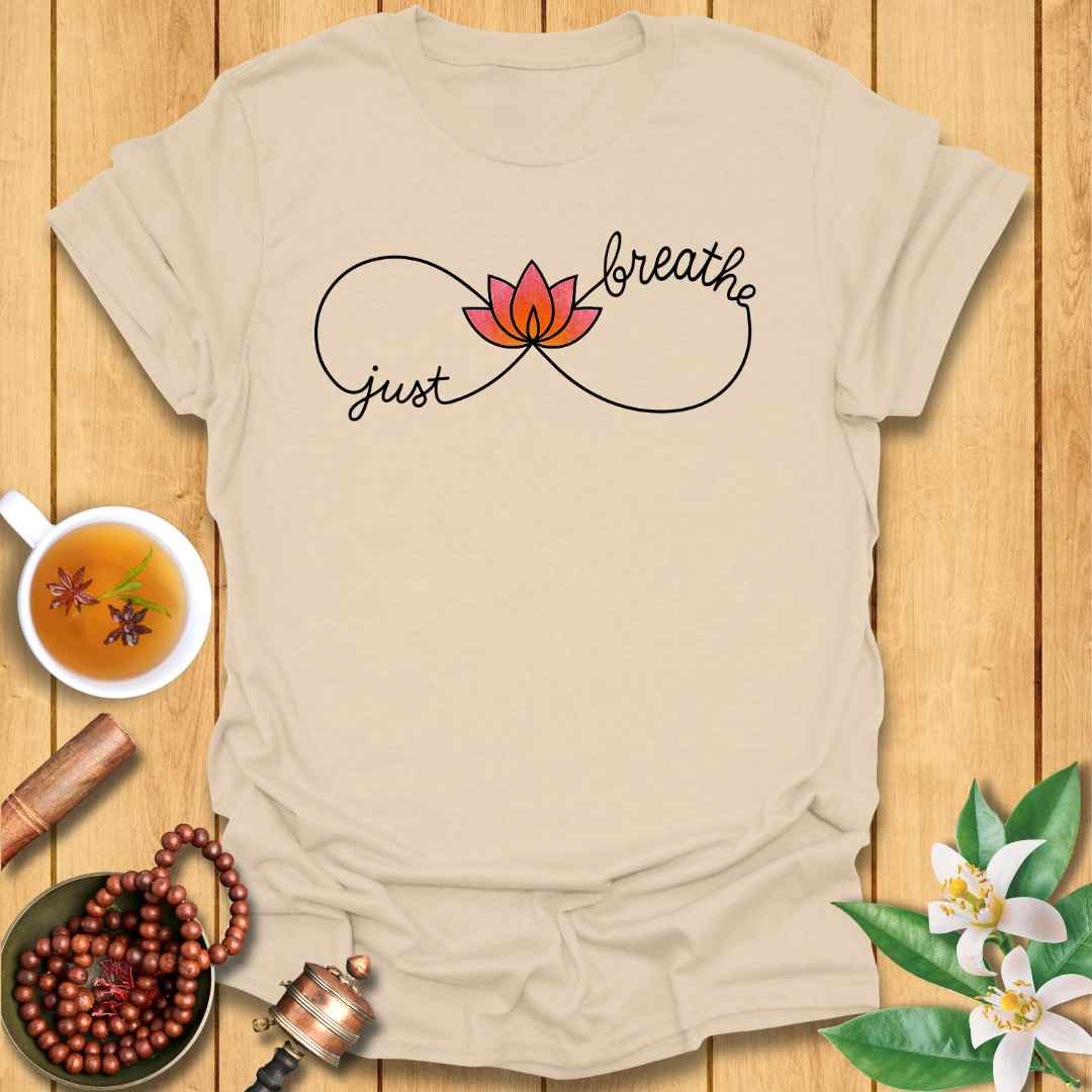Just Breathe Infinity Sign T-Shirt – Om-Style